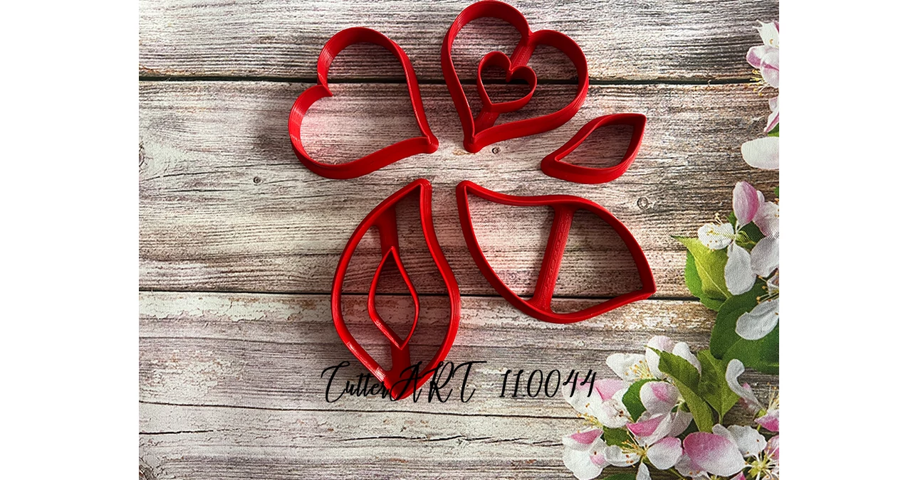 Szivecske Tányér szett - Linzer szettek